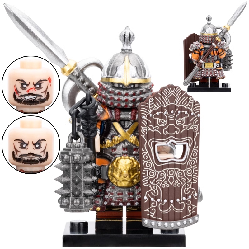 The New Chinese Ancient Ming Dynasty Iron Pagoda Soldier Doll Set Is ...