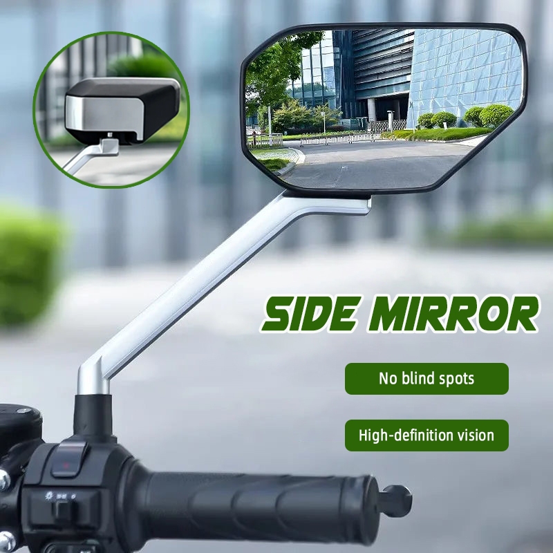 HOTOP 360 ° Side Mirror for Motorcycle Rearview Mirrors large Mirror ...