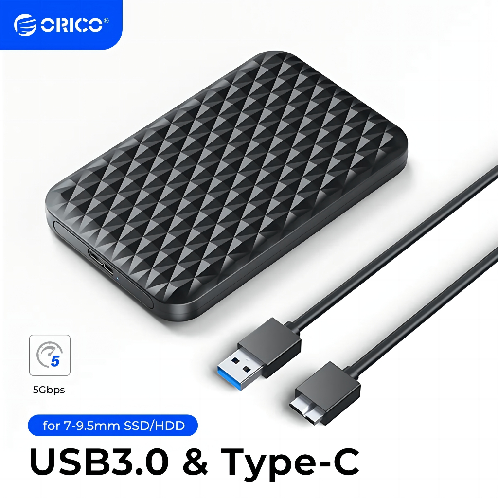 orico 2.5 inch SSD Case USB 3.0 to SATA External Hard Drive ssd ...