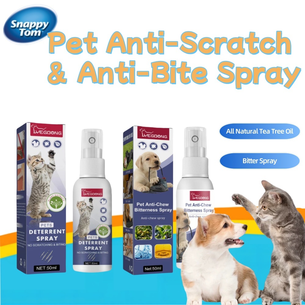 Pet Deterrent Spray For Cats and Dogs To Prevent Scratching and Biting ...