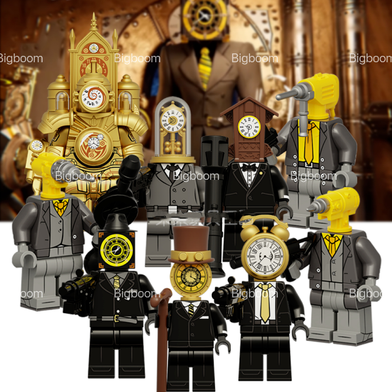 Titan clock man SKIBIDI TOILET Minifigures Block Toys | Shopee Malaysia