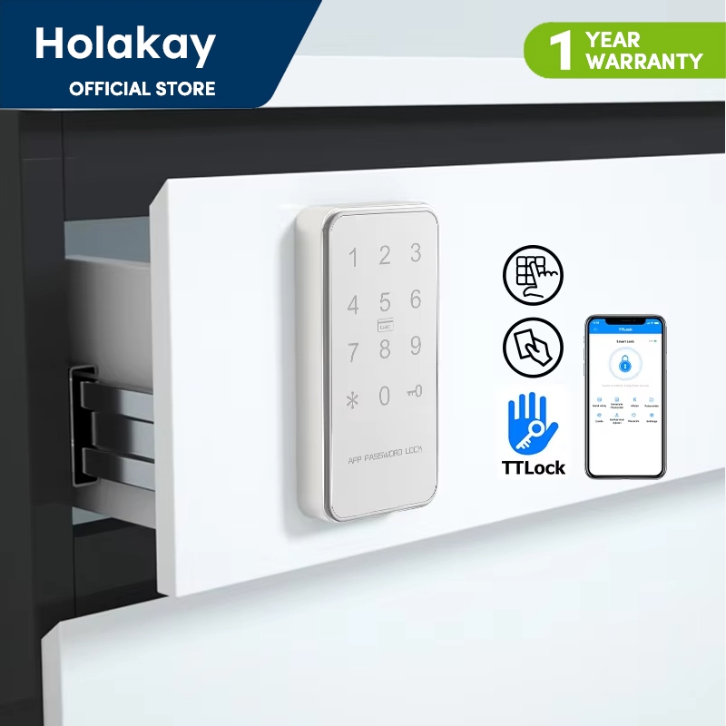 Digital electronic lock Smart lock intelligent ttlock App RFID Password code Locker cabinet lock ...