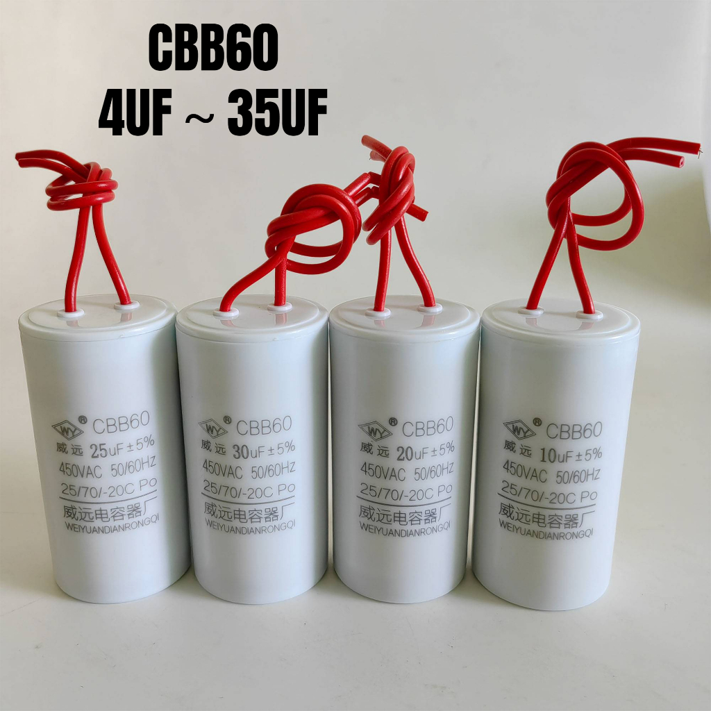 Cbb60 4UF～35UF Washing Machine Dryer Water Pump Start Operation ...