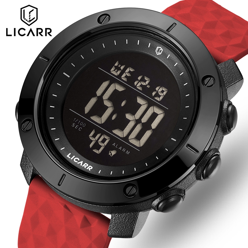 LICARR Men's Watch Date Simple Waterproof Night Light Chronograph ...