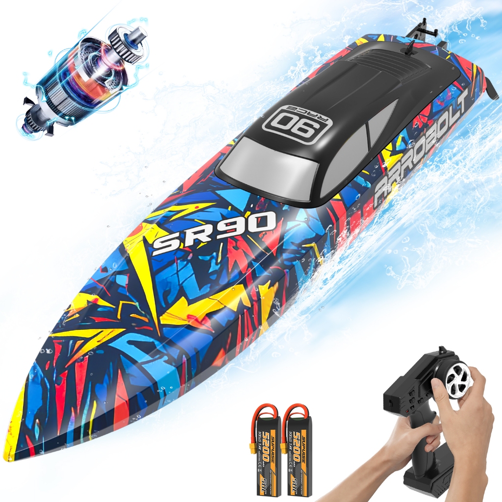 VOLANTEXRC RC Boat VECTOR SR90 798-5 PNP/ARTR 2.4GHz RadioSystem ...