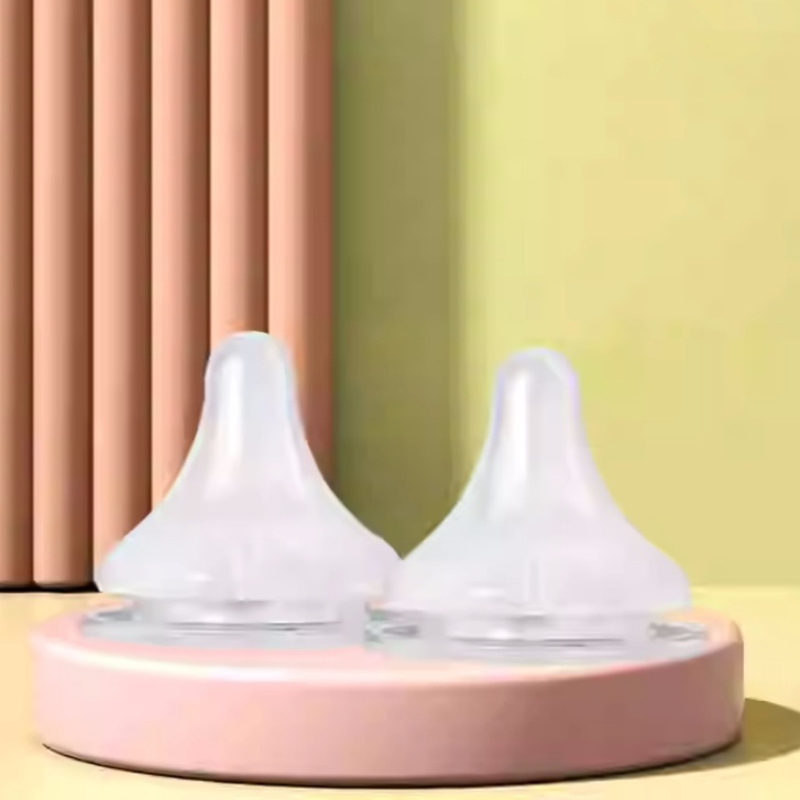 Poleey Baby Wide Neck Soft Nipple Feeding for bottle wide neck Anti Colic PUTING PUPICI | Shopee ...