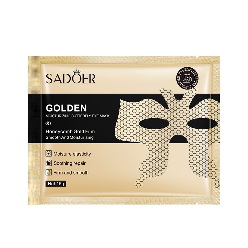 SADOER Gold Butterfly Eye Patch Pack Hydrating Moisturizing Moisturizing Eye Patch | Shopee Malaysia