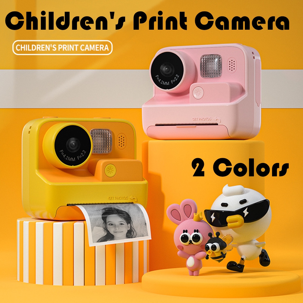 Camera kids print photo mini Printer Instant Kamera budak Video Digital ...