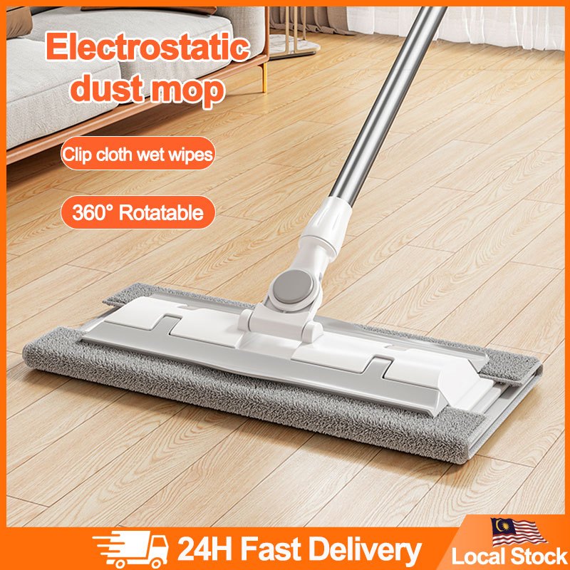 Electrostatic Flat Mop Tisu Pengelap Lantai Mop Tisu Dust Removal Paper ...