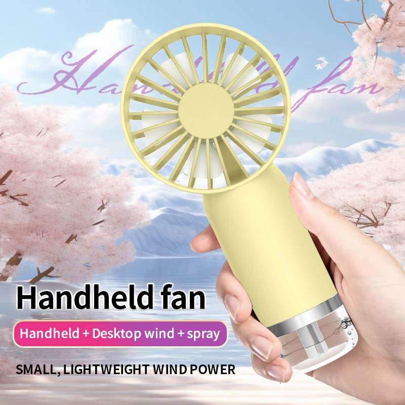 Handheld Misting Fan, Rechargeable Personal Mister mini fan Portable ...