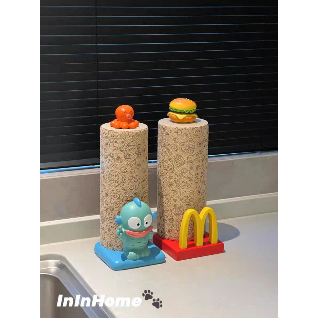 McDonald's Mario cartoon paper roll holder ornaments creative vertical ...