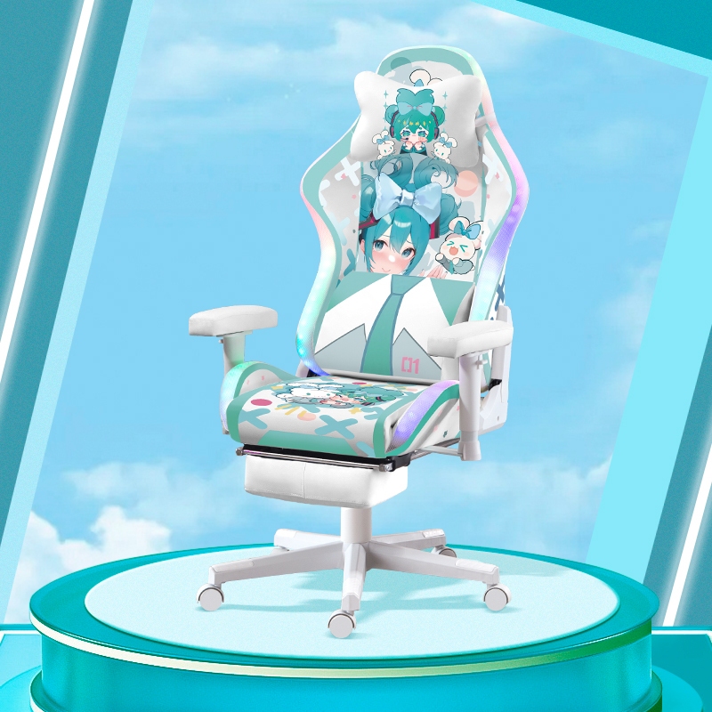 Computer chair, gaming and anime chair, suitable for both male and ...