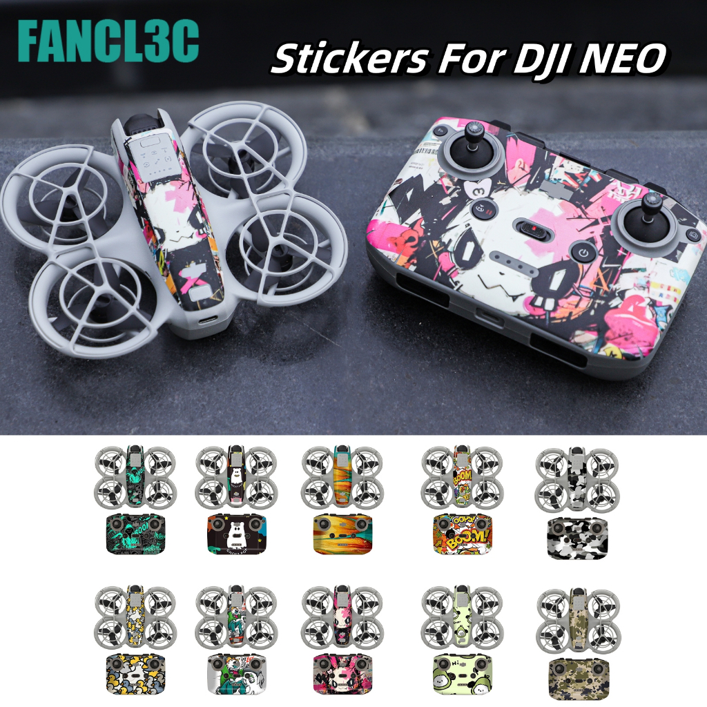 Sunnylife Skin Stickers Compatible with DJI NEO Mini Drone, Waterproof ...