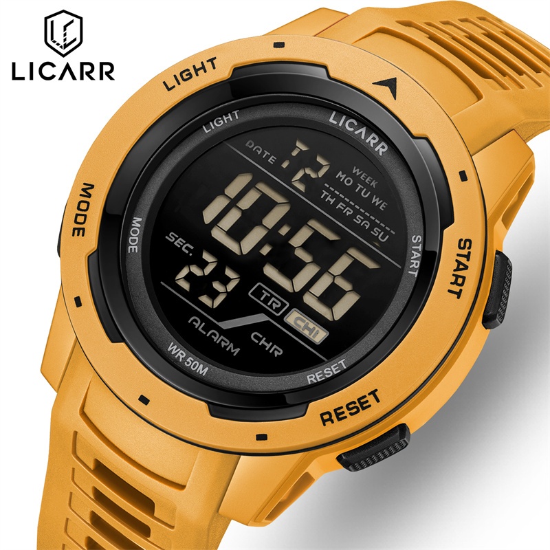 LICARR Men's Watch Digital Original Top Brand Trend Casual Men's Watch ...