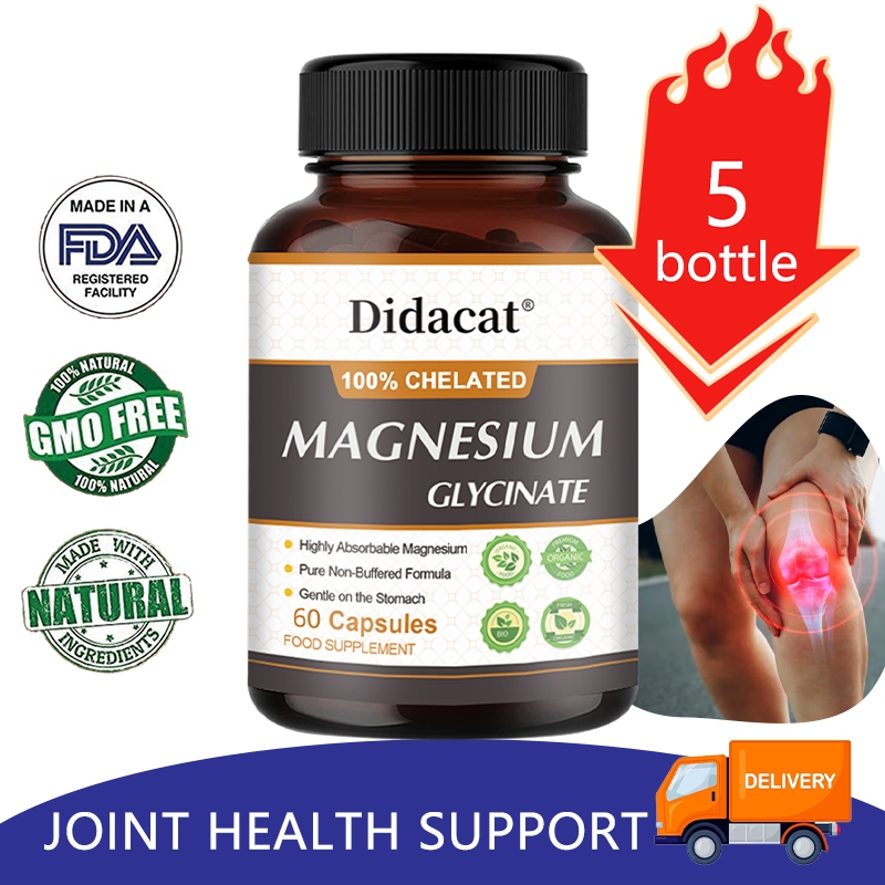 Magnesium Glycinate 500 mg Muscle Relaxant Emotional support, Stress ...