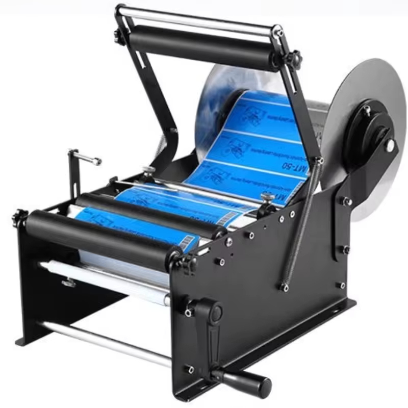 Manual Label Applicator Stickers Plastic Round Bottle Tin Can Tube ...