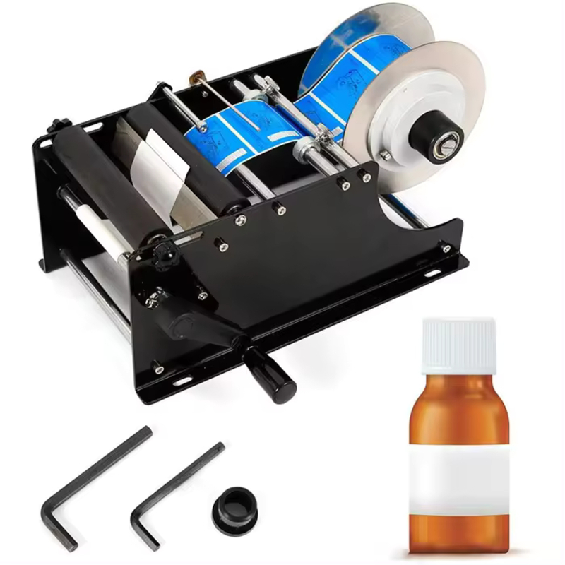 MT-30 Label Applicator Manual Round Bottle Labeling Machine Beer Can ...
