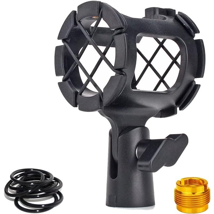 Microphone Basket Shock Mount Universal Shotgun mic shockmount ...