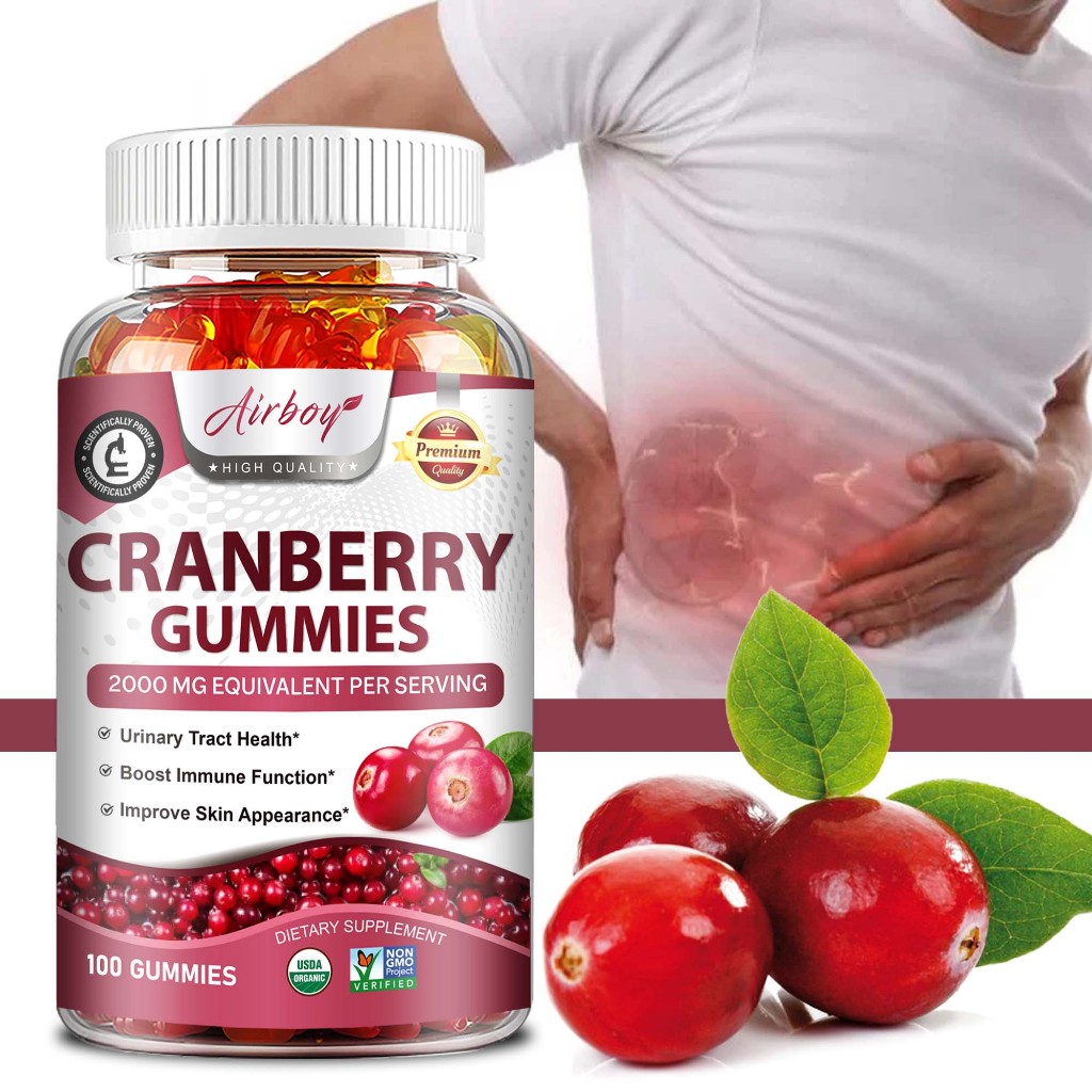 [Airboy] CRANBERRY GUMMIES 2000mg ( Prevents urinary tract infections ...