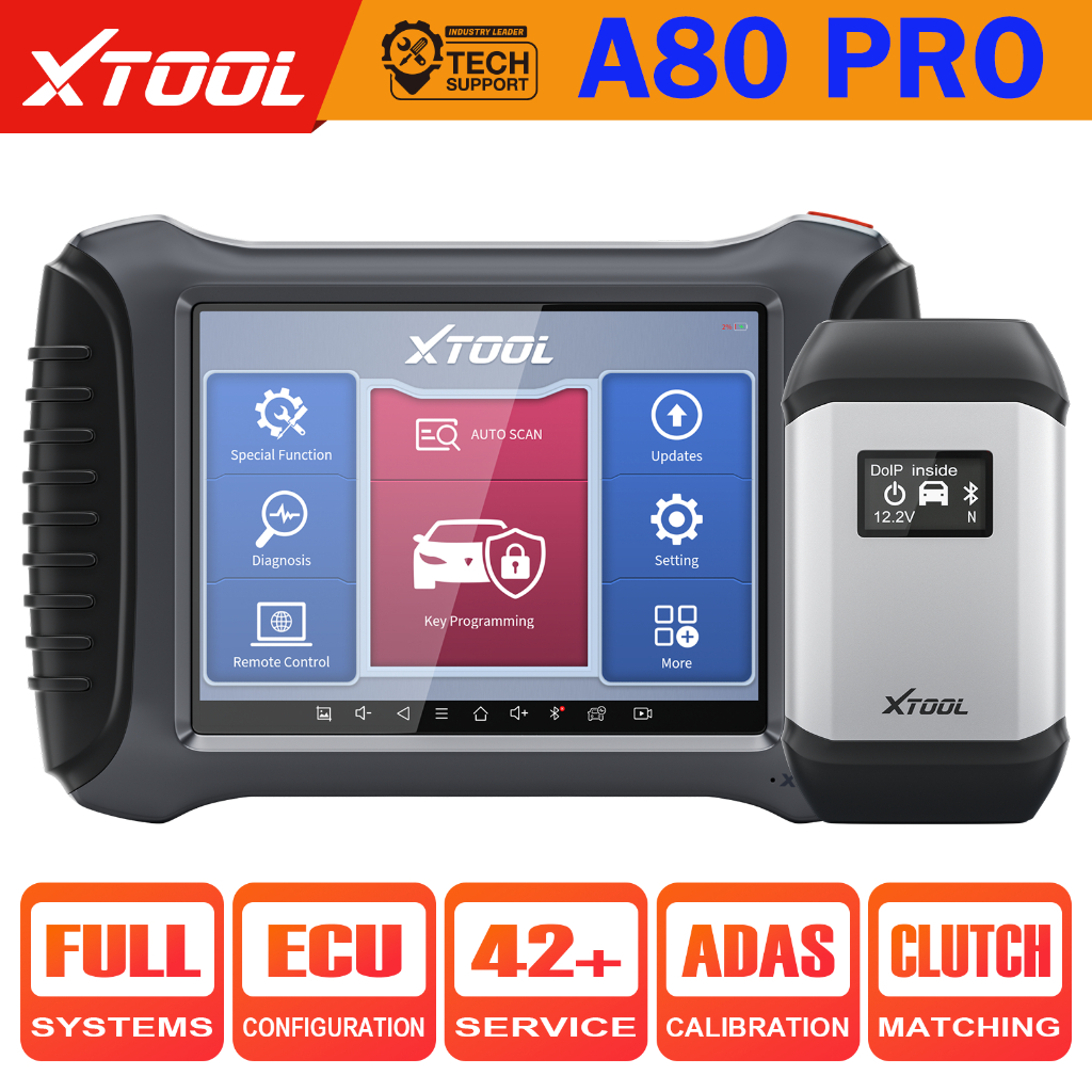 XTOOL A80 Pro Full System Car Diagnostic Tool Obd2 Scanner Automotive Diagnostic Scan Tool OBD2 ...