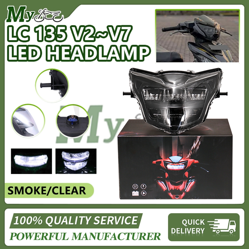 LC135 V2~ V7 LED HEADLAMP HEADLIGHT LC135 V2 V3 V4 V5 V6 V7 MX NEW 135 PNP HEAD LAMP YAMAHA LC ...