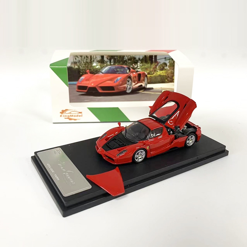 KING MODEL 1:64 Model Car Ferrari Enzo Front And Rear Cover Movable ...
