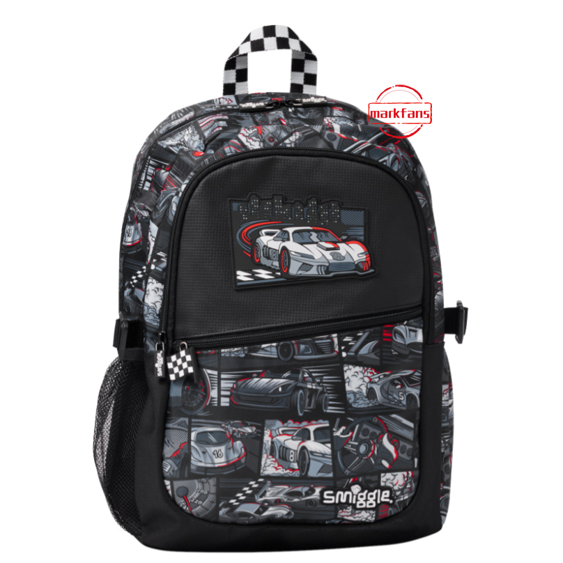 Smiggle Cars Limitless Classic Attach Backpack for primary children's ...