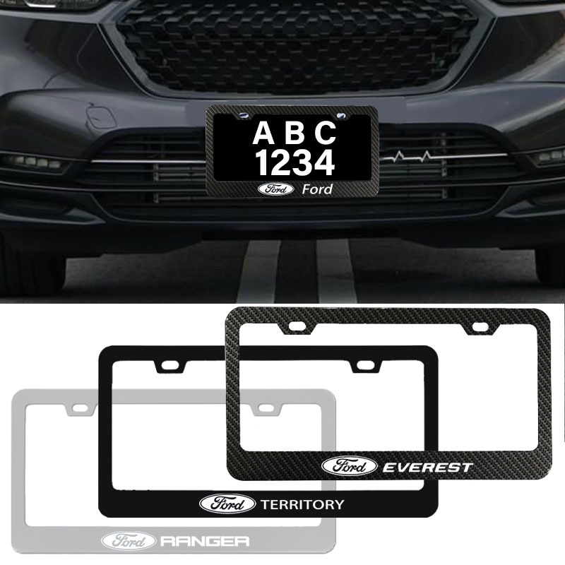Ford car Aluminum alloy license plate frame thickened material multiple ...