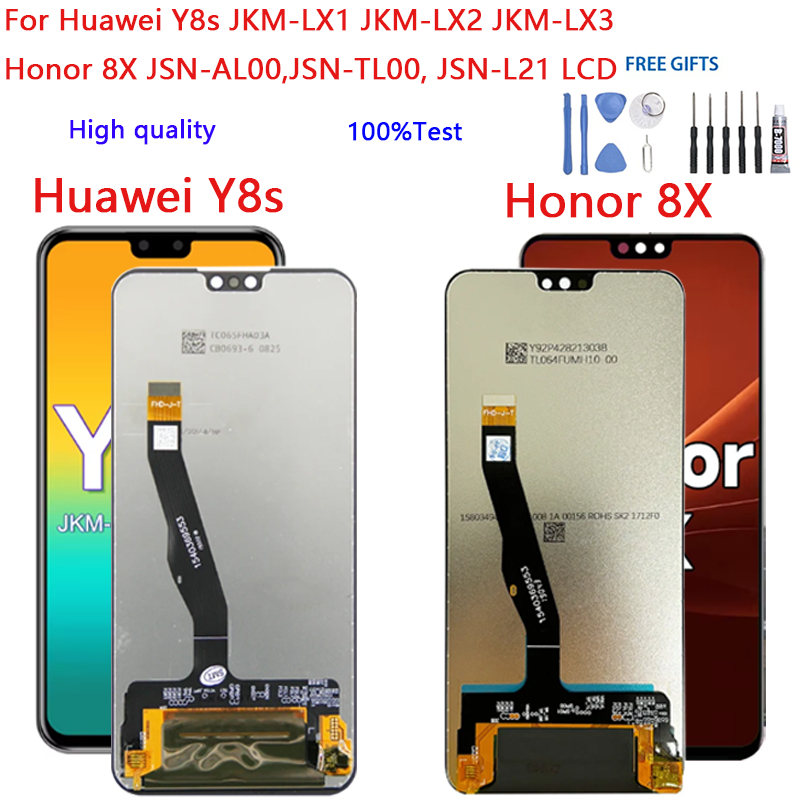 6 5high Quality Lcd For Huawei Y8s Jkm Lx1 Jkm Lx2 Jkm Lx3 Honor 8x