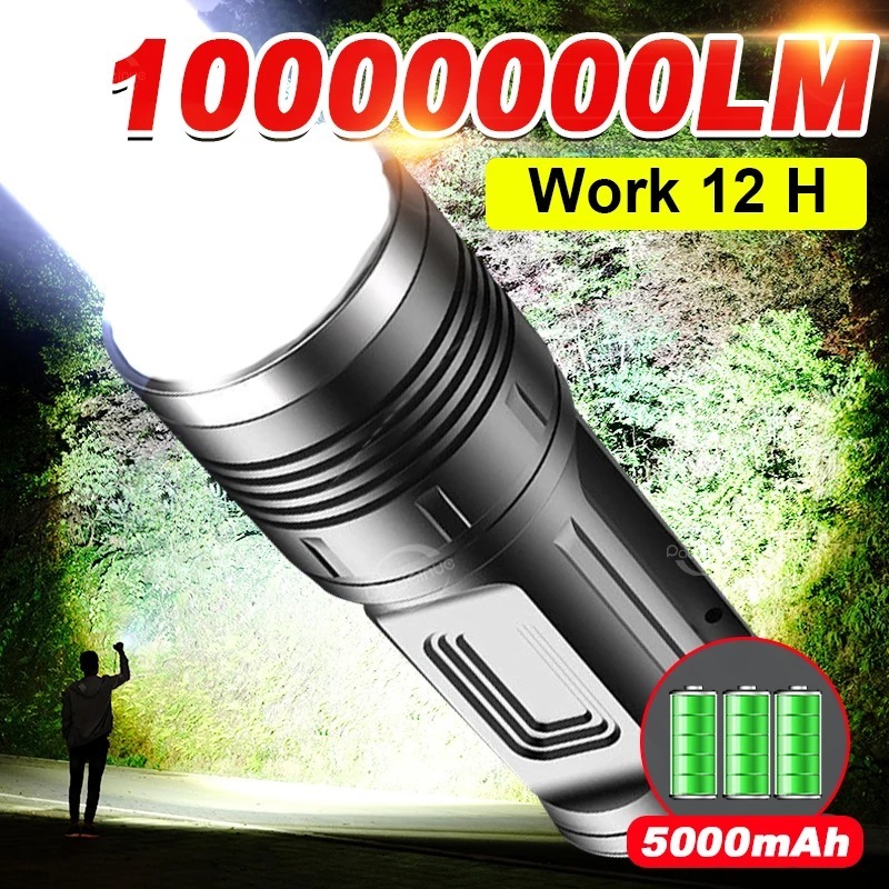 Ultra bright torch light Rechargeable flashlights heavy duty Lantern ...