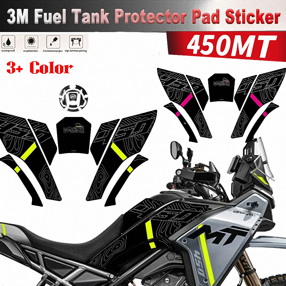 For CFMOTO 450MT 450 MT 2024 Motorcycle Side Sticker Fuel Tank Decal ...