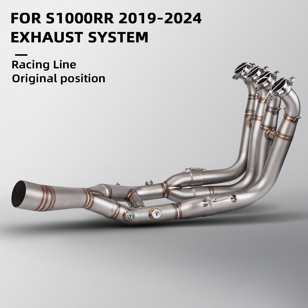 60mm Exhaust Motorcycle Full Systems Motorcross Front Pipe Escape Moto ...