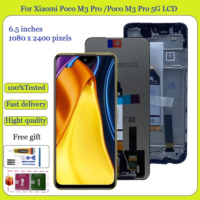 Original For Xiaomi Poco M3 /Poco M3 Pro 5G LCD Display Touch Screen ...