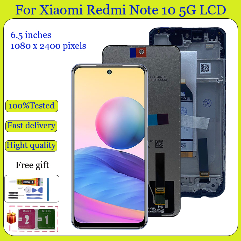 Original LCD For Xiaomi Redmi Note 10 5G LCD Display Touch Screen ...