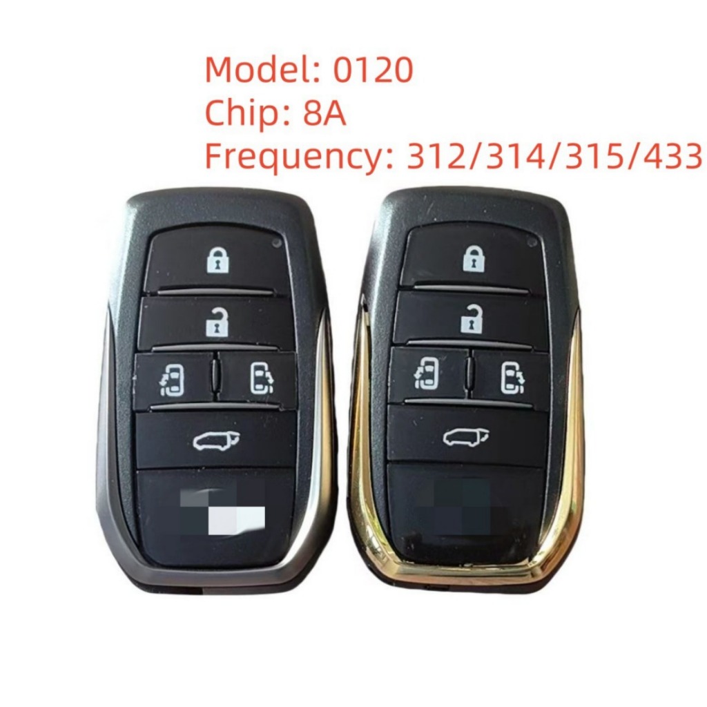 Suitable for Toyota Alphard five key 0120 0010 smart card remote key ...