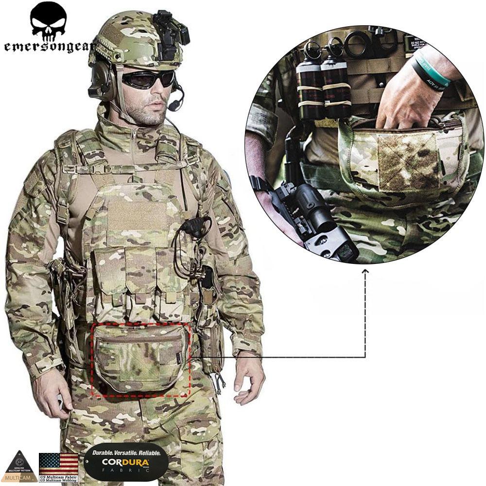 EmersonGear Outdoor Vest Belt Waist Pack Abdominal Debris Bag AVS JPC ...