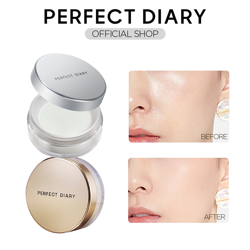 Perfect Diary Loose Powder Set Weightless Soft-velvet Blurring With ...