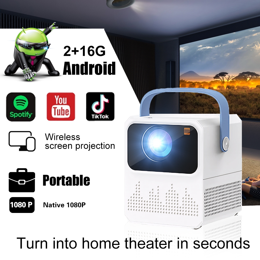 Mini Android Projector For Phone Home Theater Portable Smart Phone ...