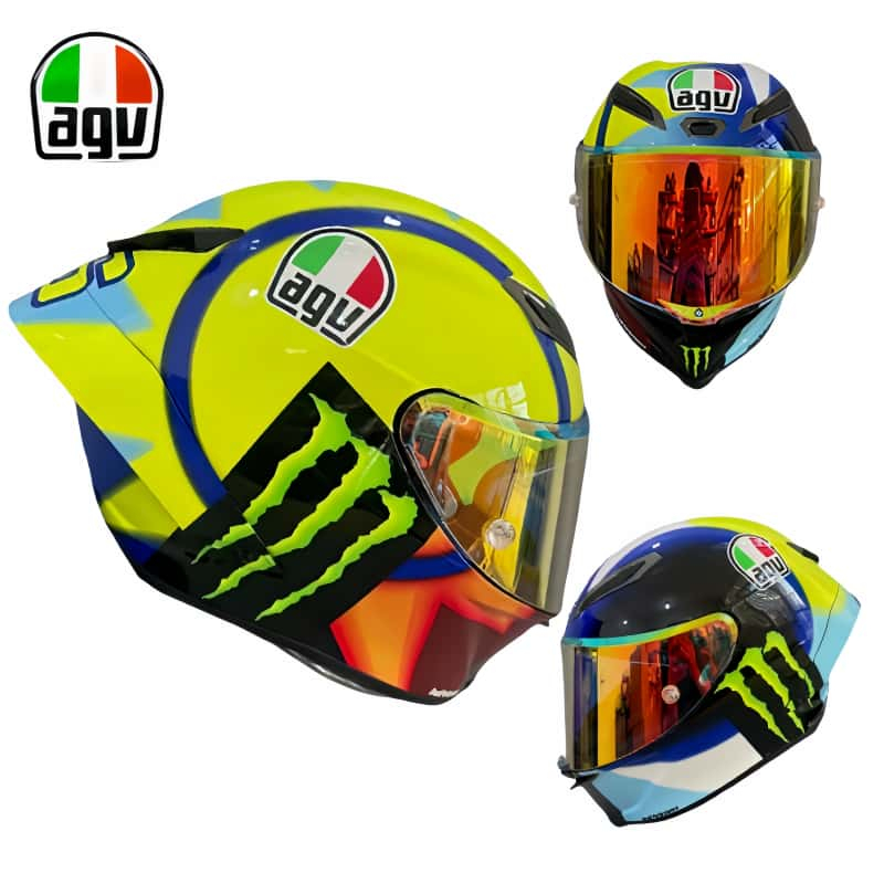 AGV PISTA GPRR series rainbow sun and moon prints, motorcycle safety ...