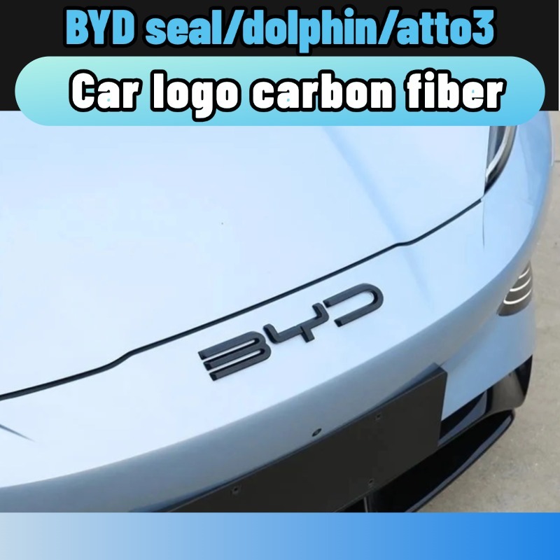 Black Emblem Sticker byd Logo Cover Decor for Byd seal/dolphin/atto3 ...