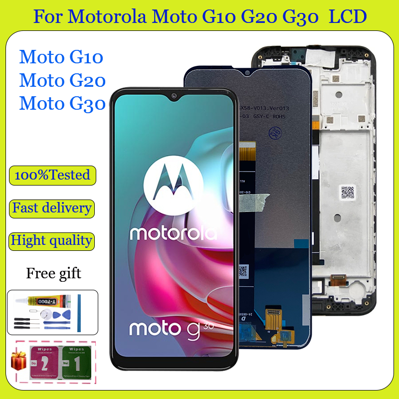 Original For Motorola Moto G10 G20 G30 LCD Display Touch Screen ...
