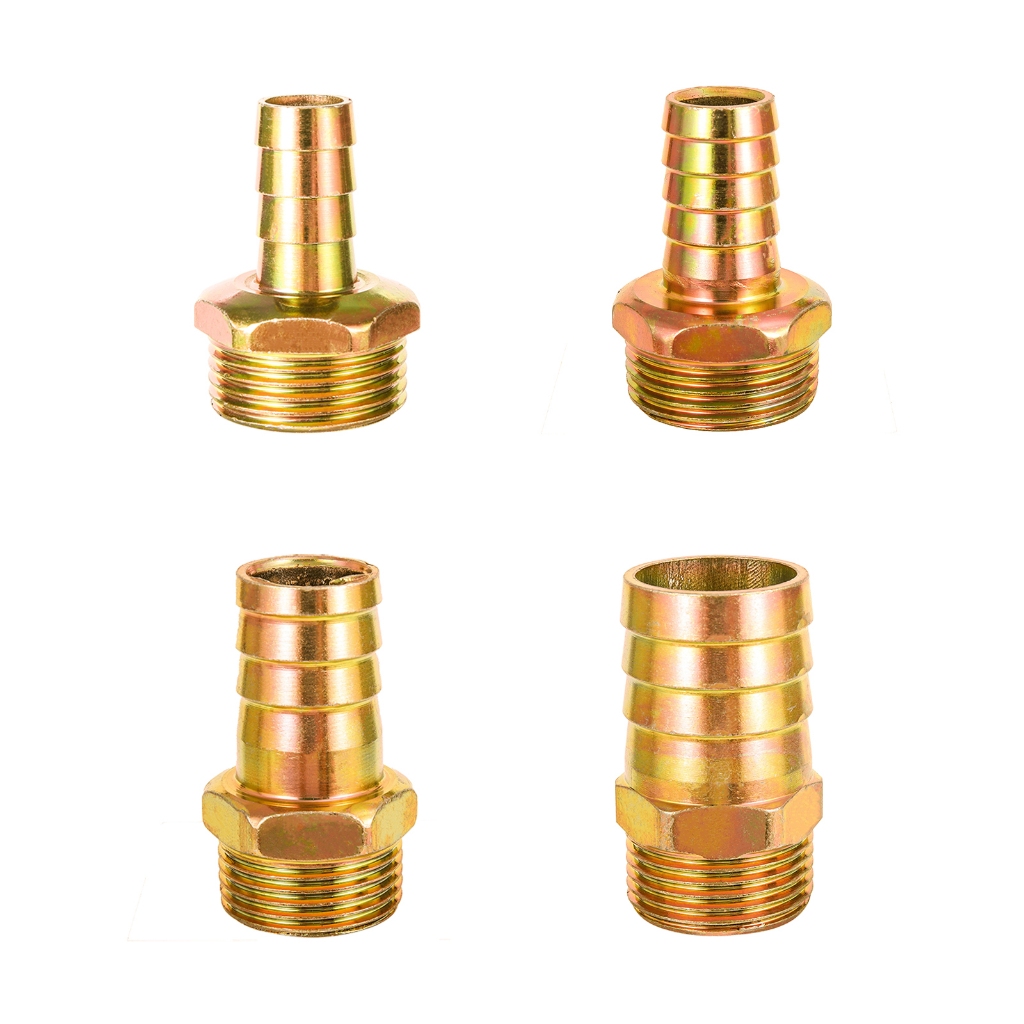1" BSP Male Thread Brass Connector Reduce to 16/19/25/32mm Hose Barb ...