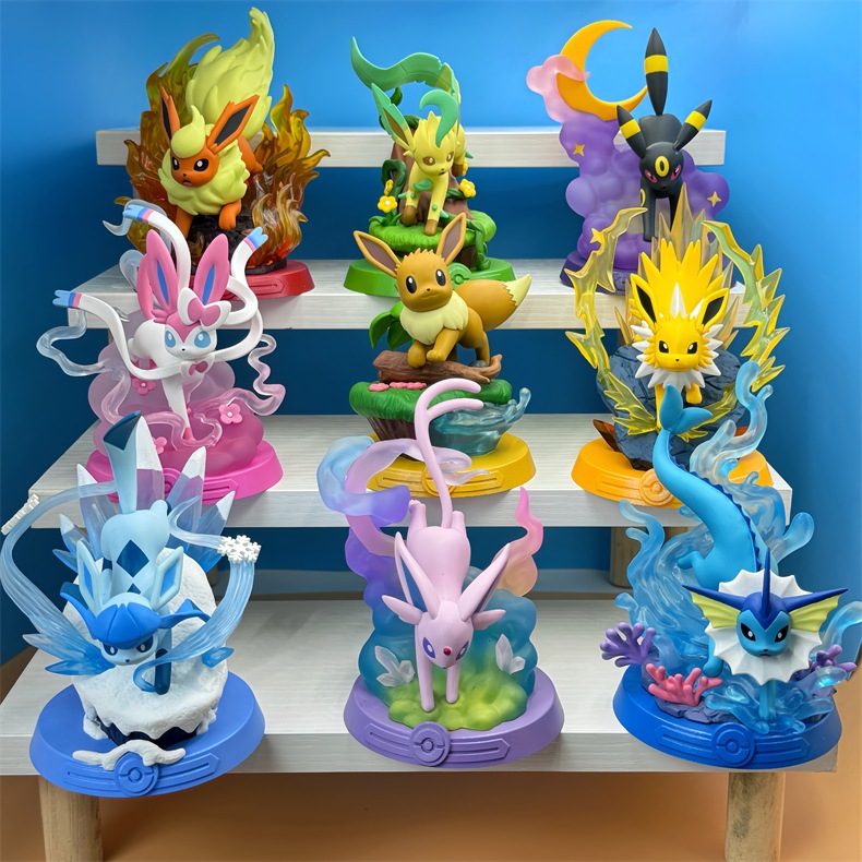 Funism 9 Style Pokemon Eeveelution Espeon Sylveon Glaceon Leafeon ...