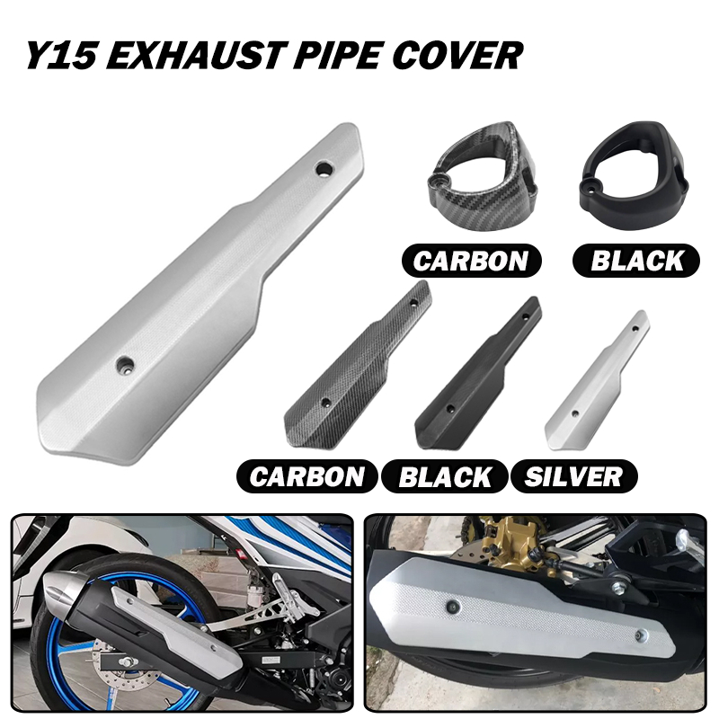Y15ZR V1 V2 Exhaust Pipe Cover YAMAHA Muffler Protector Ekzos Exzos Side Cover Y15 Plain Exciter ...