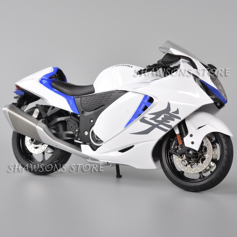 1:9 Scale Diecast Motorcycle Model Toy Suzuki Hayabusa Sport Bike ...