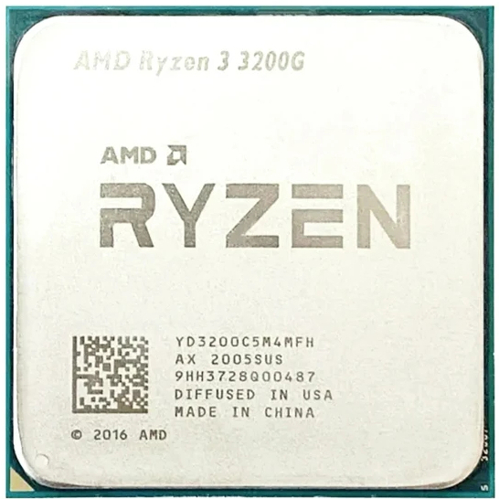 AMD Ryzen 3 R3 3200G 3.6GHz Quad-Core 65W cpu processor | Shopee Malaysia