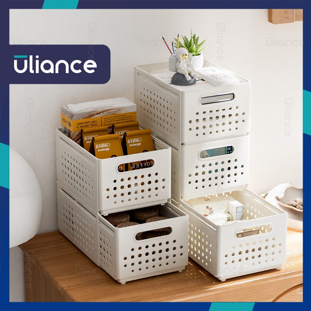 Uliance DIY Adjustable Storage Box | 28-48cm Expandable | Multi-Use for ...