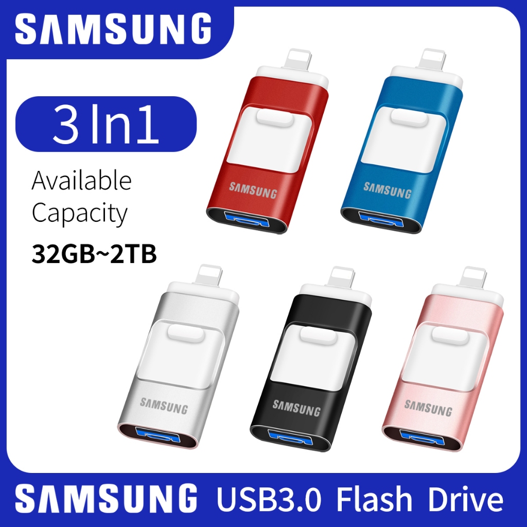 Samsung Three-in-One Suitable for Apple Type-C Android Phone u Disk ...