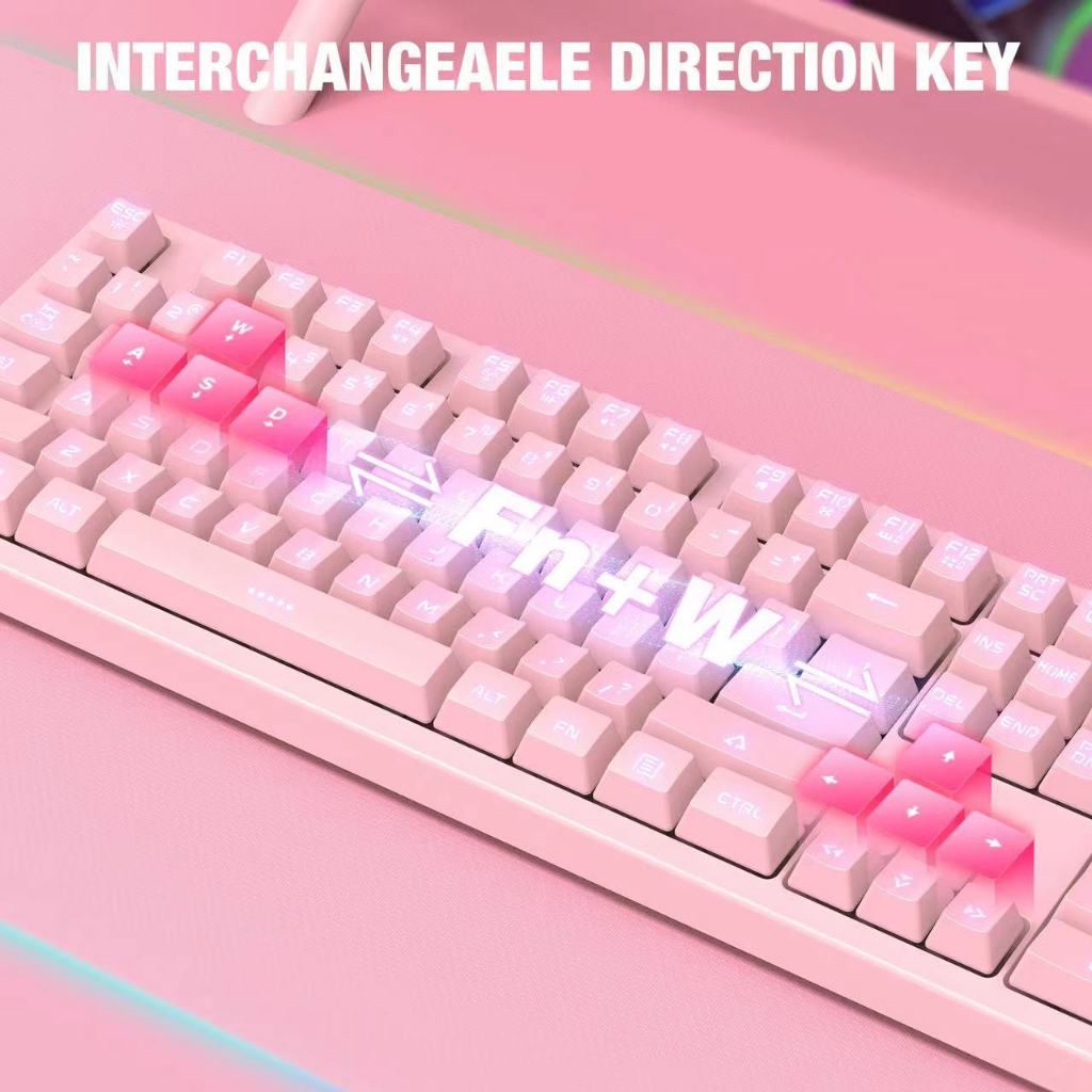Wired mechanical keyboard and CW905 RGB mouse for Onikuma G25 ...