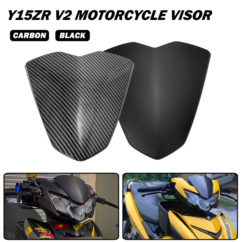 YAMAHA Y15 V2 Motorcycle Visor Y15ZR Visor Cover Windscreen Carbon ...